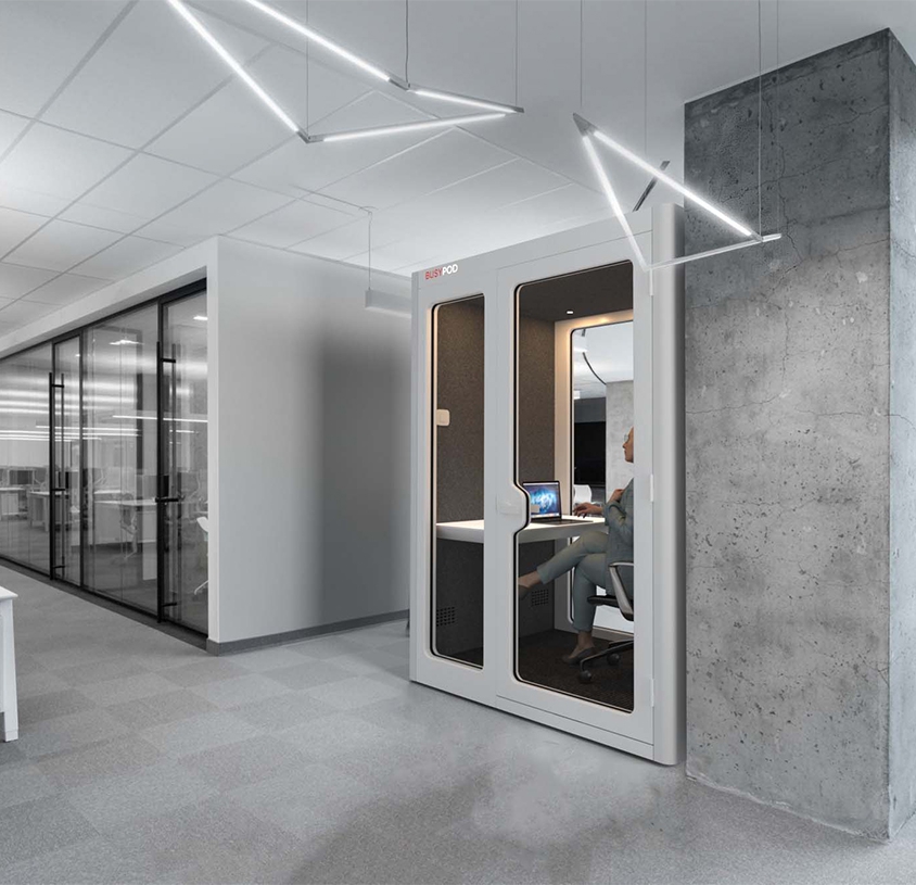 About The - BUSYPOD | Soundproof Office Phone Booths & Office Pods